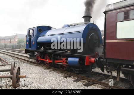 Steam Locomotive 'Linda' no. 21 at the Ribble Steam Railway and Museum ...