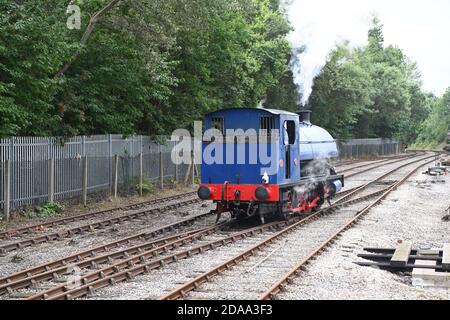 Steam Locomotive 'Linda' no. 21 at the Ribble Steam Railway and Museum ...