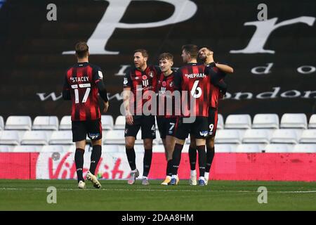 David Brooks of Bournemouth celebrates his goal to make it 1-2 during ...