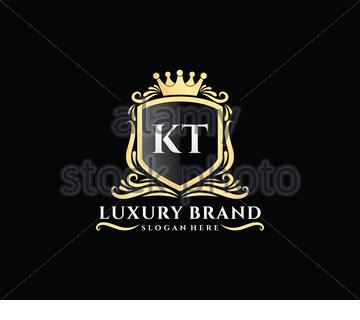 Initial KT letter Logo Design vector Template. Abstract Letter KT logo Design Stock Vector Image ...
