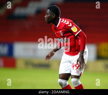 Charlton Athletic's Kdsim Aidoo during Papa John's Trophy - Southern ...