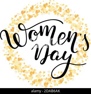 8 March greeting card template. print-ready postcard mockup ...