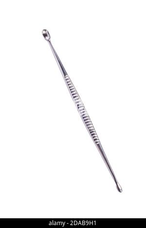 surgical bone spoon, medical instrument isolate on white background ...