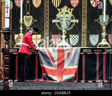 The Padre's Flag, used as an altar cloth by Reverend David Railton ...