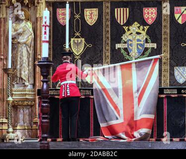 The Padre's Flag, used as an altar cloth by Reverend David Railton ...