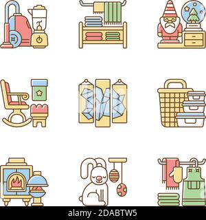 Home textile RGB color icon Stock Vector Image & Art - Alamy