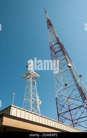 Queen Anne Hill TV Towers, Seattle, WA. the 3 tv/radio broadcasting ...