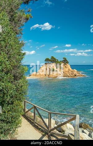 Cala de Cap Roig at Playa de Aro Costa Brava Catalonia Spain Europe EU ...