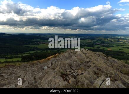 Beautiful landscape at sunset in fulda in hesse germany Stock Photo - Alamy