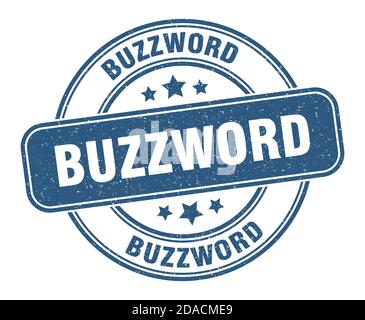 buzzword stamp. buzzword round sign. label on transparent background ...