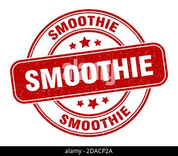 smoothie stamp. smoothie sign. round grunge label Stock Vector Image ...