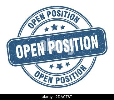 Open Position Rubber Stamp Seal Vector Stock Vector Image & Art - Alamy