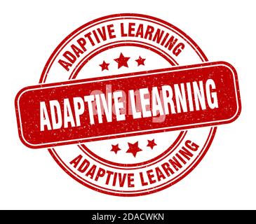 adaptive learning stamp. adaptive learning sign. adaptive learning ...