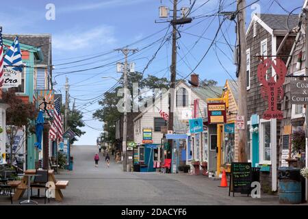 Shops on Bearskin Neck in Rockport, Massachusetts Stock Photo - Alamy