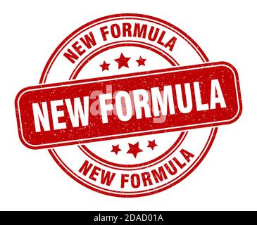New formula grunge rubber stamp on white background, vector ...