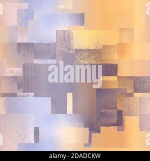 Seamless rectangle geo tile mosaic pattern swatch Stock Photo - Alamy