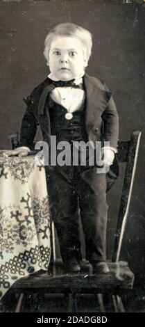 Charles Sherwood Stratton "General Tom Thumb" (1838-1883) and Mercy ...