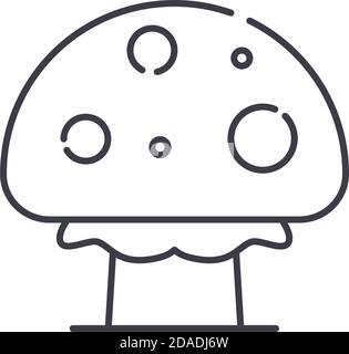 Cone magic hat icon outline vector. Circus trick. Wand show Stock ...