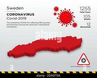 Sweden medical healthcare infographic template with map and multiple ...