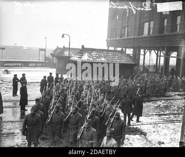 Illinois Central Railroad track at Central Station in Memphis Stock ...