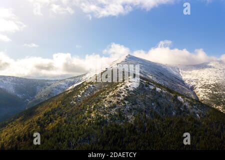 Fog above the meadow at cold autumn morning Stock Photo - Alamy