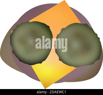 Sandwich Vector realistic. Fast food 3d detailed illustration Stock ...