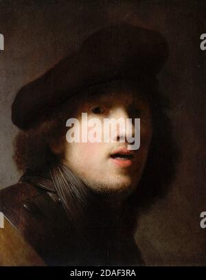 REMBRANDT, self portrait Stock Photo - Alamy