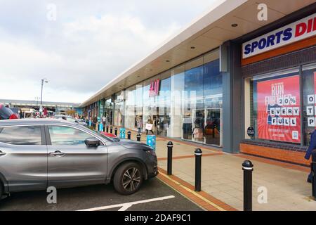 Broughton Shopping Park a retail park in Broughton Flintshire Wales ...