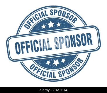 Official Sponsor Rubber Stamp Seal Vector Stock Vector Image & Art - Alamy