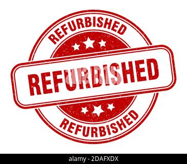 Refurbished Rubber Stamp Seal Vector Stock Vector Image & Art - Alamy