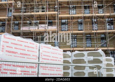 External cladding/insulation being replaced on high rise flats at ...