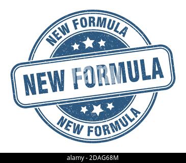 New formula grunge rubber stamp on white background, vector ...