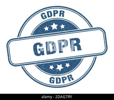 gdpr stamp. gdpr sign. round grunge label Stock Vector Image & Art - Alamy
