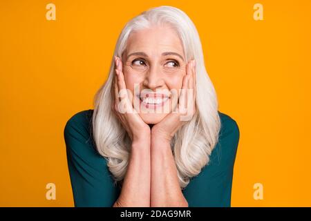 Photo of overjoyed pretty lady wear stylish ugly pullover new year ...