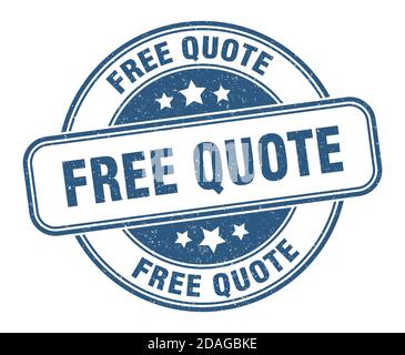 Free Quote Rubber Stamp Seal Vector Stock Vector Image & Art - Alamy