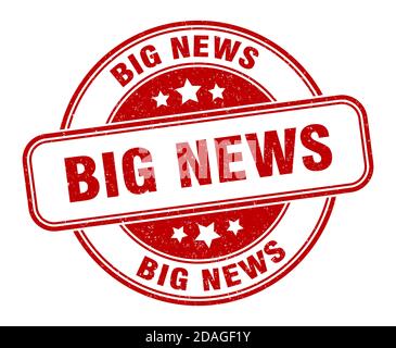 big news stamp. big news round sign. label on transparent background ...
