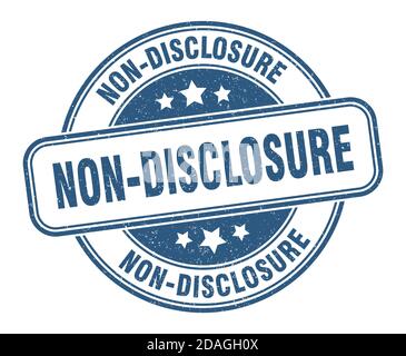Non-disclosure grunge rubber stamp on white background, vector ...