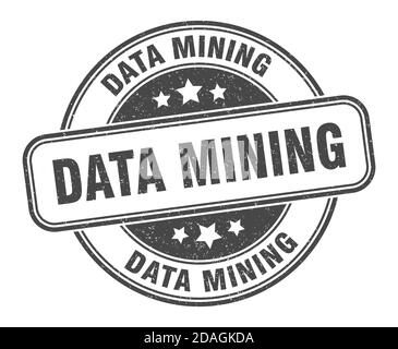 data mining round grunge black stamp Stock Vector Image & Art - Alamy