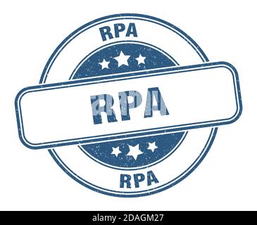 rpa stamp. rpa sign. round grunge label Stock Vector Image & Art - Alamy