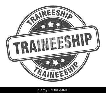 traineeship stamp. traineeship sign. round grunge label Stock Vector ...