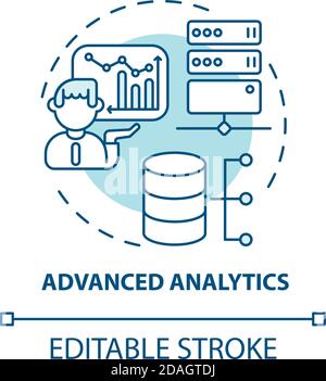 Advanced analytics concept icon Stock Vector Image & Art - Alamy