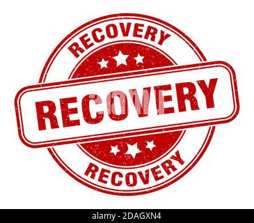 recovery stamp. recovery sign. round grunge label Stock Vector Image ...