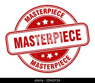 masterpiece stamp. masterpiece round sign. label on transparent ...