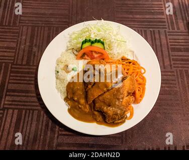Turkish rice, or Toruko Raisu, one of Nagasaki's specialty dishes Stock ...