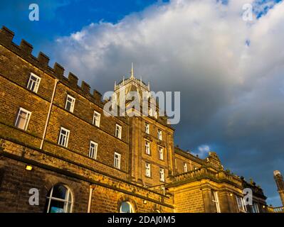 View of County offices or county hall in Matlock. A former hydro spa ...
