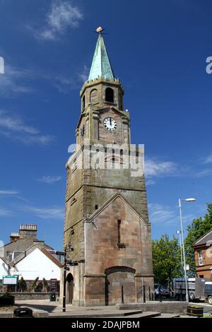the stumpy tower former jail and tollbooth in girvan scotland uk Stock ...