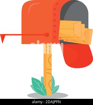 Mail RGB color icon Stock Vector Image & Art - Alamy