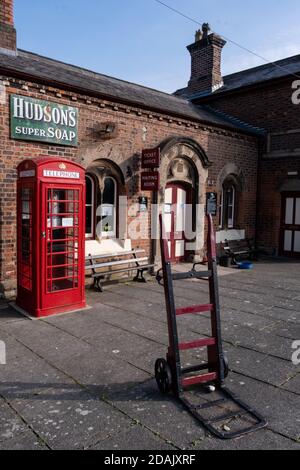 Former signal box Hadlow Road train station in Willaston May 2020 Stock ...