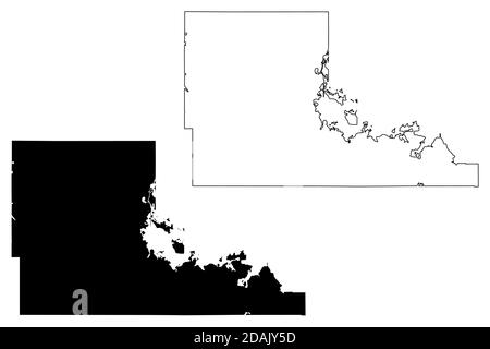 Benson County, North Dakota State (U.S. county, United States of ...