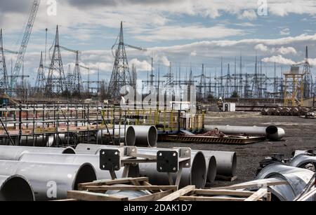 CHERNOBYL, UKRAINE - Nov 28, 2016: Chernobyl nuclear power plant ...